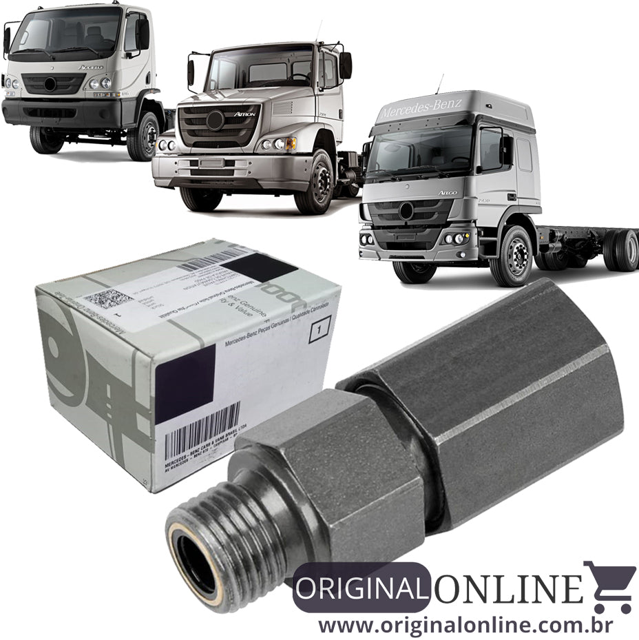 Válvula De Retorno Combustível Atego Accelo Atron Axor A9060921210 Ori ...
